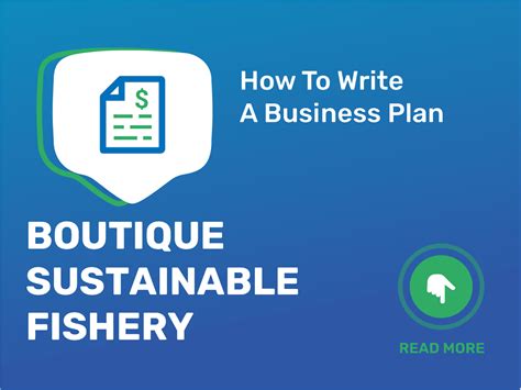 How To Create A Sustainable Fishery Business Plan Essential Checklist