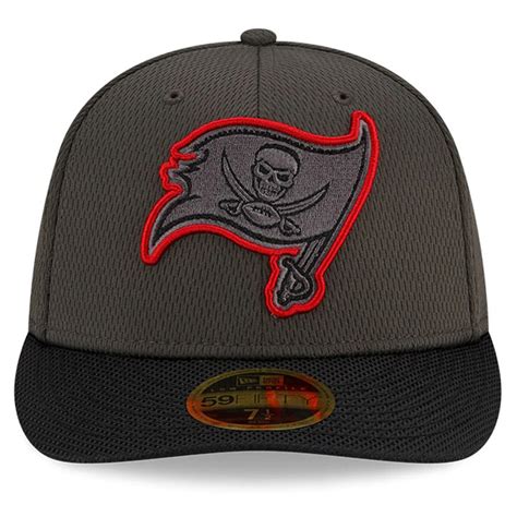 New Era Pewterblack Tampa Bay Buccaneers 2021 Nfl Sideline Road Low P