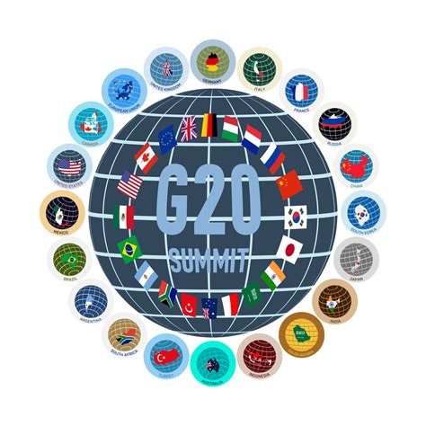 Vector Illustration Of The Flags Of The G 20 Countries In 52 OFF
