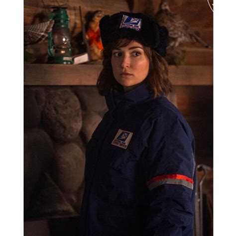 Cecily Werewolves Within Milana Vayntrub Blue Jacket
