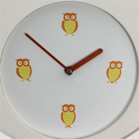 Cuckoo Clock White Owl Close Up1