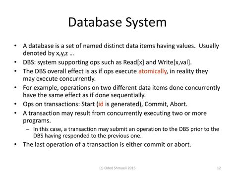 database transaction abstraction i ppt download