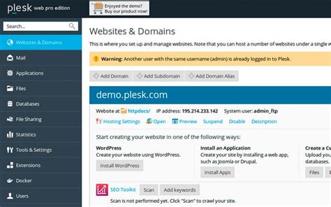 Control Panel Demo Windows Linux AccuWeb Hosting