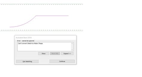 Solved Cant Convert Sketch To Rebar Shape Autodesk Community