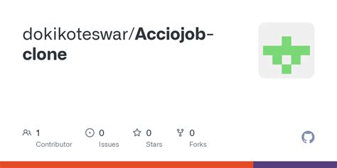Github Dokikoteswaracciojob Clone