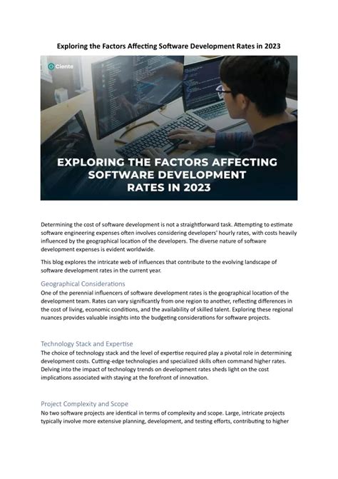 Ppt Exploring The Factors Affecting Software Development Rates In 2023 Powerpoint Presentation