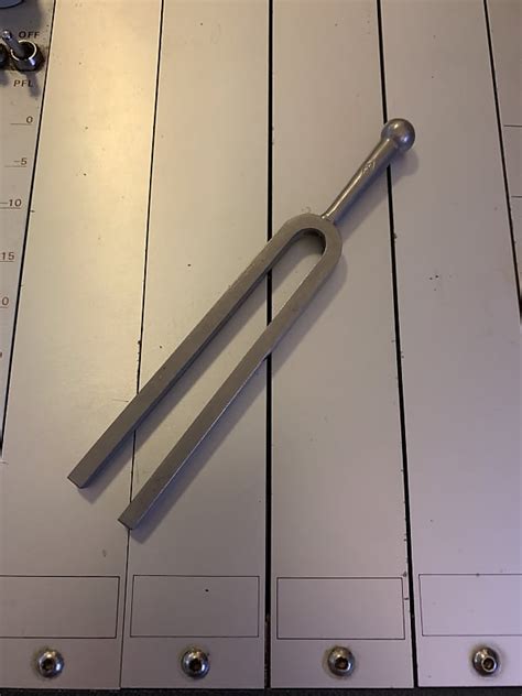 Tuning Fork A 440 Vintage Nickel Reverb