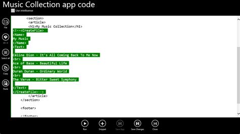 Melvin Dev Creating And Reading Files Using Javascript Studio