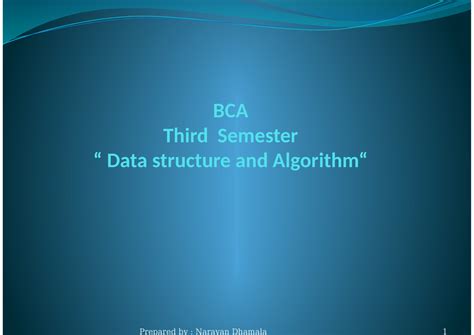 Unit 2 Stack D S A BCA Third Semester Data Structure And Algorithm StackUnit II A Stack