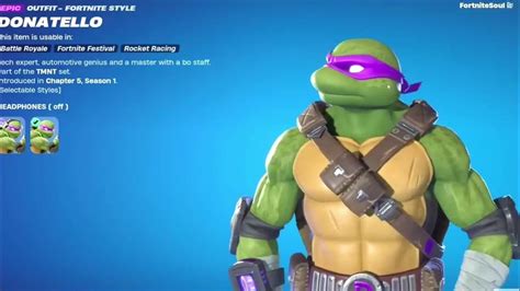 ОБЗОР на НАБОР ЧЕРЕПАШЕК НИНДЗЯ В ФОРТНАЙТ Youtube