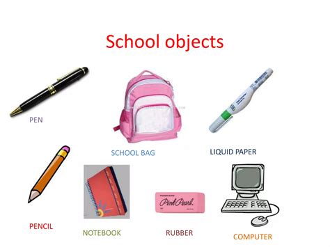 School Objects Pptx