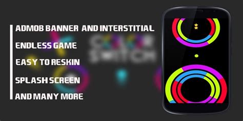 Crazy Color Switch Android Game Source Code By Moustacheapp Codester