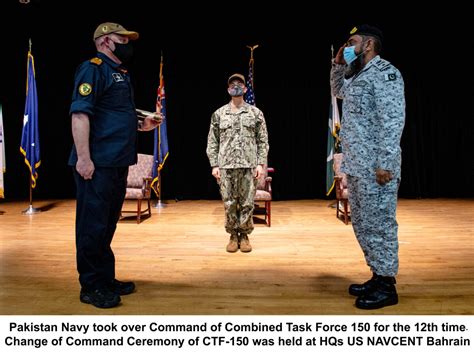 Pakistan Navy Assumes Command Of Multinational Combined Maritime Task