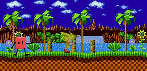 Bro Blocky In Sonic R Battlefordreamisland