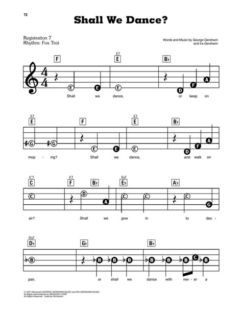 George Gershwin Shall We Dance Sheet Music And Printable PDF Music