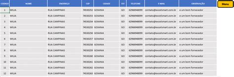 Planilha para Cadastro de Cliente Grátis em Excel VBA Excel Smart