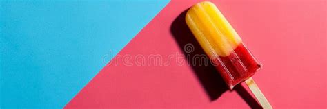 Multi Colored Ice Cream With Different Flavors Stock Illustration