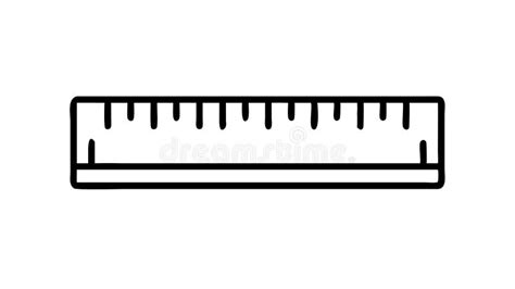 Standard Ruler Measuring Tool Icon Education Crafts And Accuracy Vector Design Generative Ai