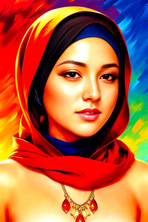 Stunningly Beautiful Sexy Arabic Girl With Hijab By Ravadineum On