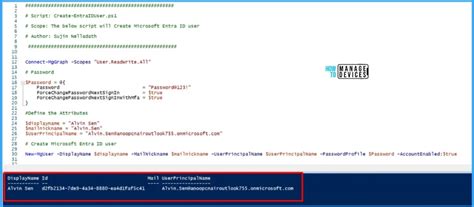 Create Microsoft Entra ID Users With PowerShell Script HTMD Blog