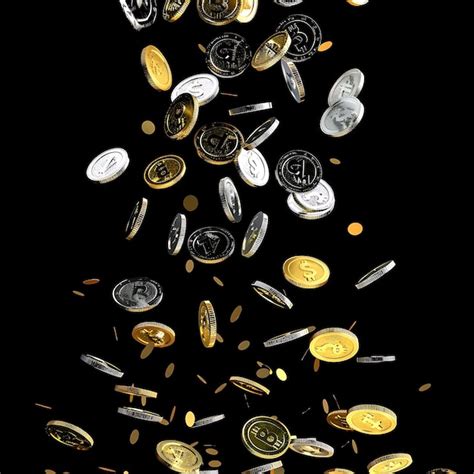 A Black Background With A Bunch Of Shiny Objects And A Black Background Premium Ai Generated Image