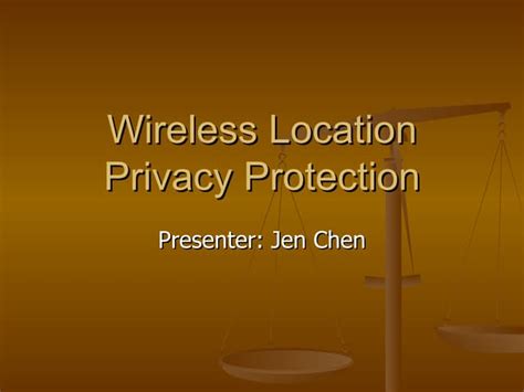 Wireless Location Privacy Protection Ppt Computing Technology