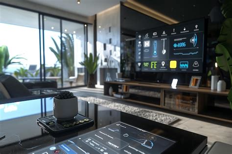 Smart Home Automation With Connected Devices Premium Ai Generated Image