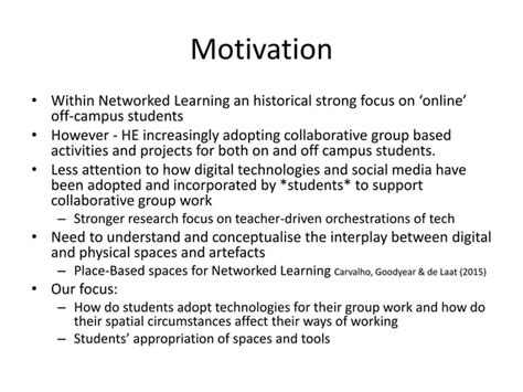 Problem And Project Based Learning In Hybrid Spaces Nomads And