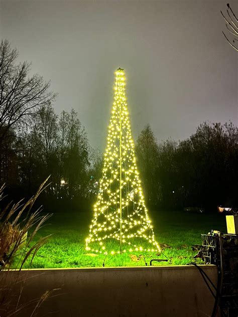 Meisterhome Kerstboom Voor Buiten 3 6 Meter 600 Led Warm Wit Met