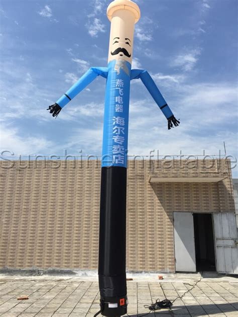 Custom Logo Advertisment Chef Inflatable Sky Air Dancer Dancing Man
