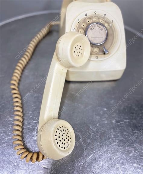 1977년 빈티지 레트로 전화기 옛날 전화기 다이얼전화 예술작품 골동품 수집 중고나라