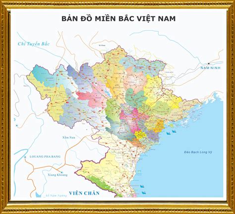 Bản đồ Miền Bắc Khổ Lớn Phóng To Năm 2022 Kiến Thức Cho Người Lao