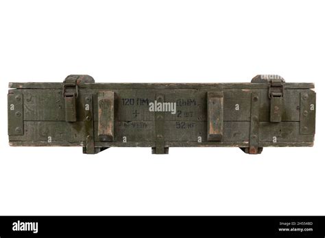 Soviet Army Ammunition Crate Text In Russian Type Of Ammunition