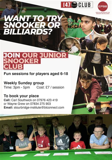 Snooker Academy Stourbridge Institute Social Club