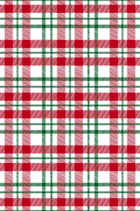 Xmas Plaid Repeat Pattern Christmas Plaid Seamless File Etsy