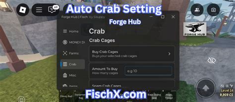 Forge Hub Fisch Script Best Roblox Script FischX