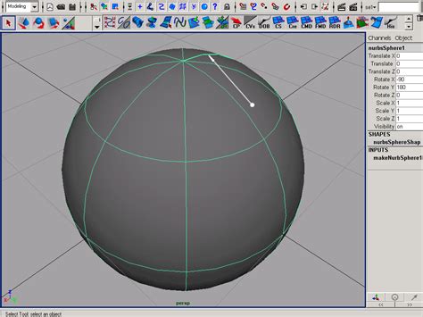 MAYA D Tutorial Modelowanie W Maya NURBS