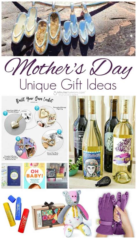 Unique Mothers Day T Ideas Ts For Moms 5 Minutes For Mom