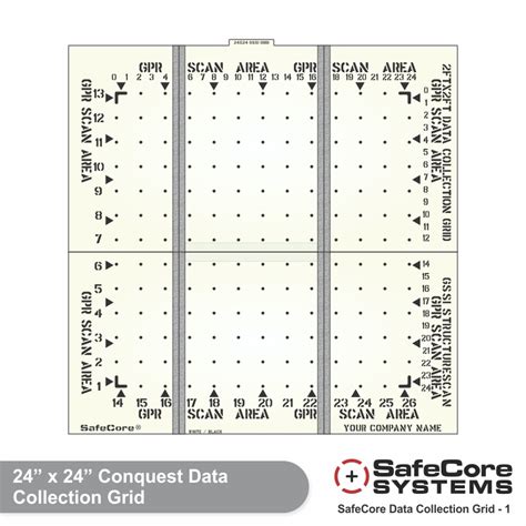 Conquest 24”x24” Data Collection Grid Safecore Systems