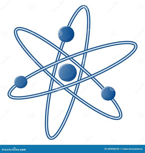 Color Atom Stock Vector Illustration Of Electron Logo 284098234