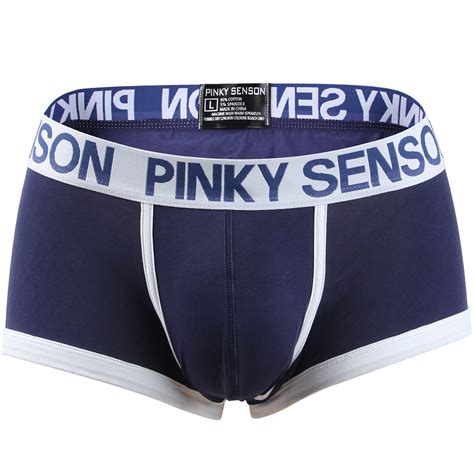 100円から PINKY SENSON メンズボクサーパンツ サイズM 綿 コットン 柔らかい ネイビー色 男性下着 セクシーボクサー 6色在庫 Mサイズ 売買されたオークション情報