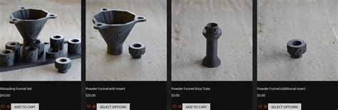 Reloading Equipment Modular Reloading Powder Funnel Kit Snipers