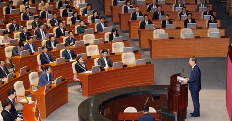 민주당 국정 2인자 한덕수 총리에 집중 십자포화셈법은