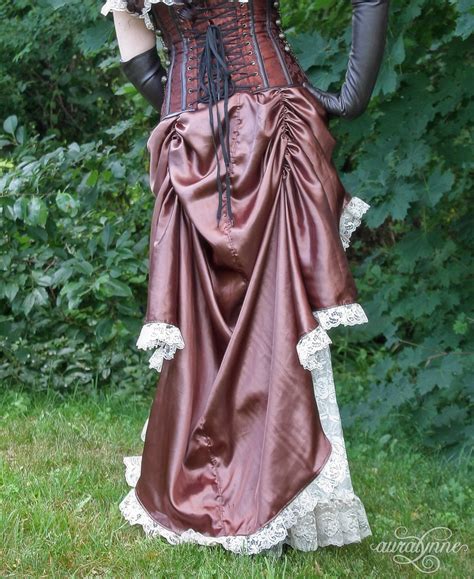 My Faire Lady Steampunk High Low Skirt Auralynne
