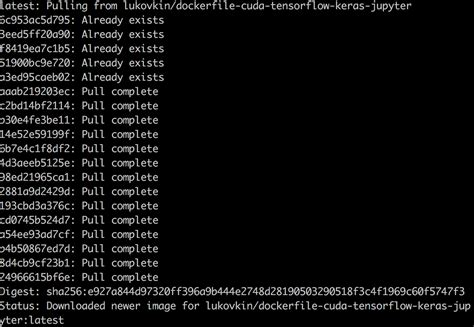 Docker 安装 Tensorflow Csdn博客