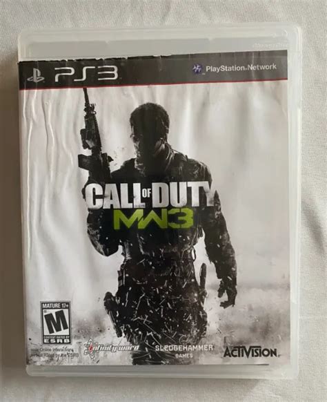 Call Of Duty Modern Warfare 3 Mw3 Sony Playstation 3 2011 Ps3