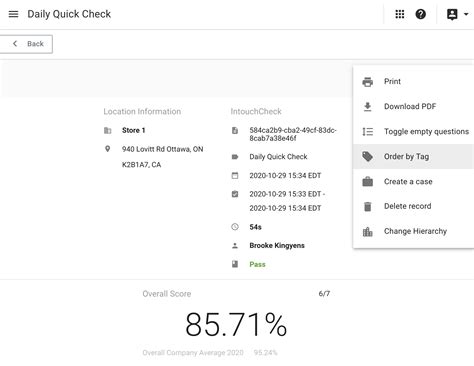 How To Implement Question Taggingscoring For Check Programs Intouch