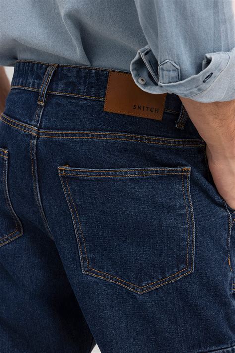 Buy Mens Hip Hop Blue Baggy Cargo Jeans Online Snitch