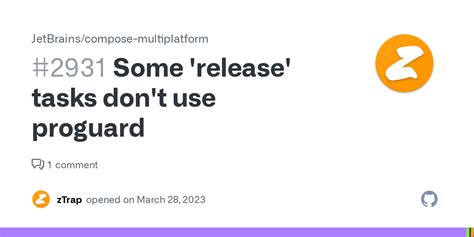 Some Release Tasks Don T Use Proguard Issue 2931 JetBrains