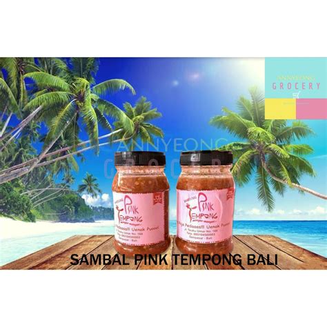 Jual Sambal Pink Tempong Pink Tempong Bali Sambal Pedas Pink Tempong